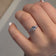 Brielle Snowdrift 1.25ct Round Cut Lab Grown Diamond Engagement Ring ...