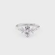 Xena Cluster 1.40ct Marquise Cut Lab Grown Diamond Engagement Ring 14k ...
