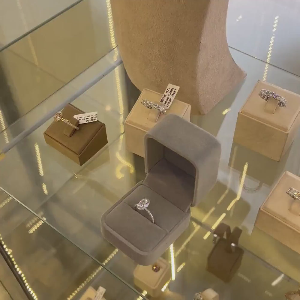 Ayden Classic 2.30ct Oval Cut Lab Grown Diamond Engagement Ring 14k ...